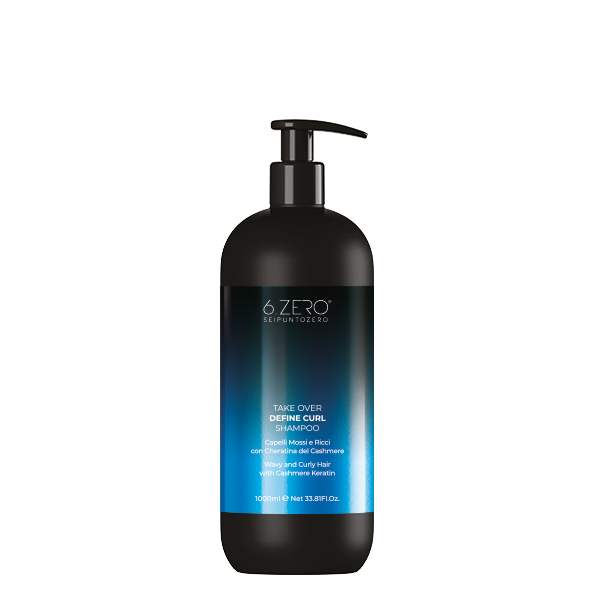 6.Zero TAKE OVER – DEFINE CURL Shampoo for wavy and curly hair 1000ml